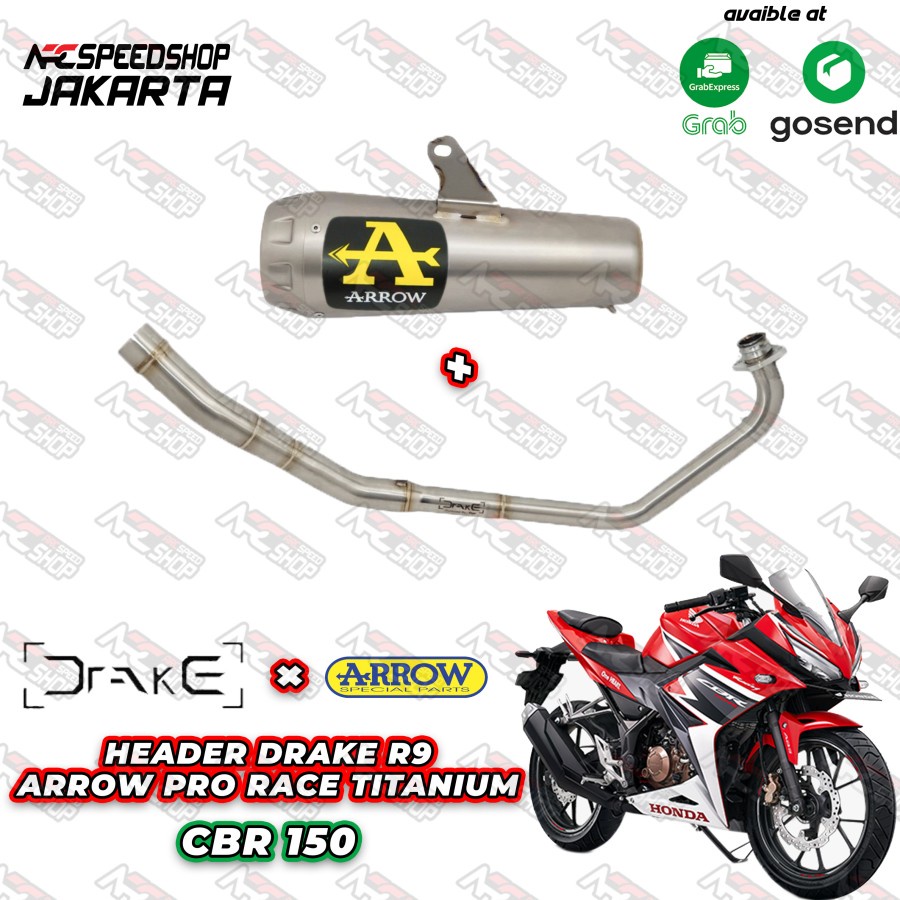 Jual Knalpot Arrow Pro Race Honda CBR 150 Titanium Fullsystem Italy ...