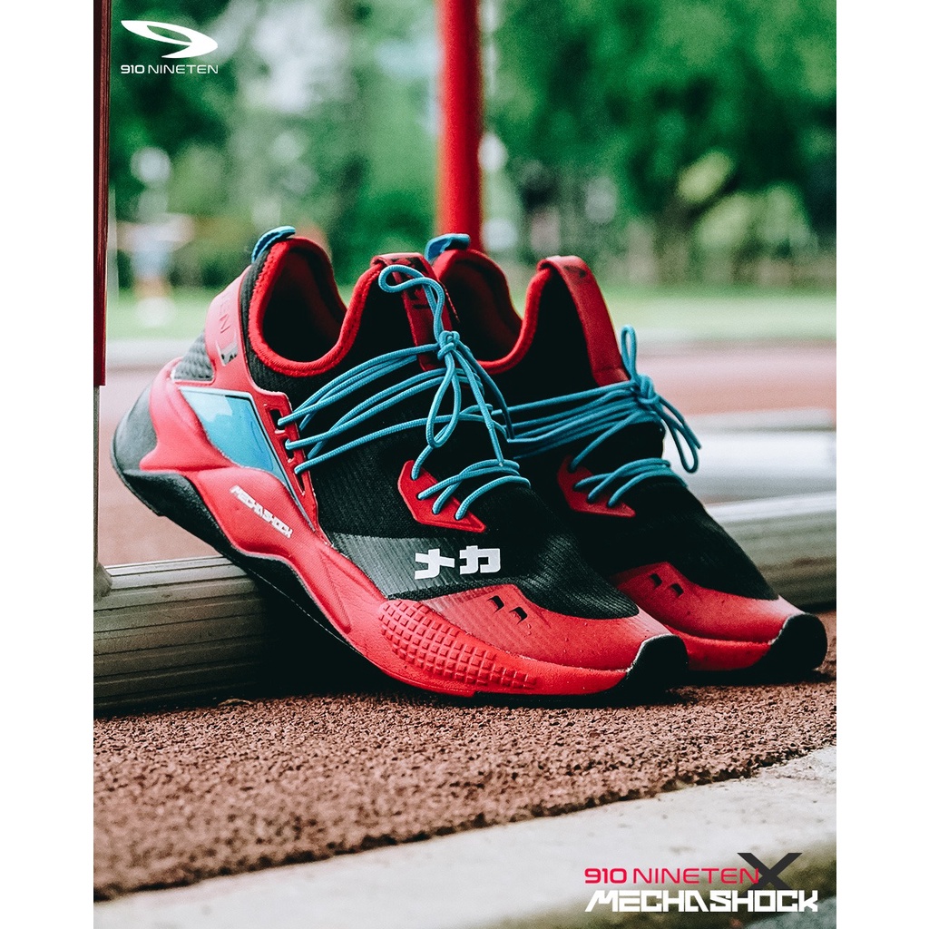 Jual Sepatu Training - 910 Nineten x Mechasock Merah/Hitam/Biru ...