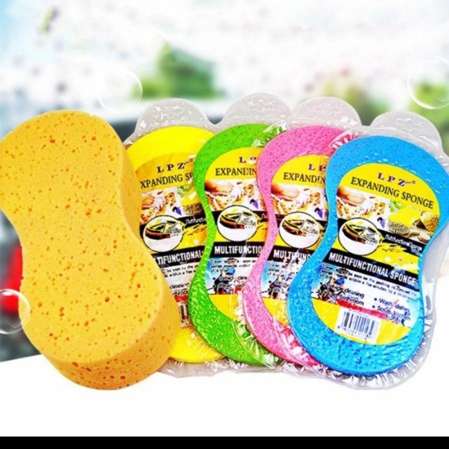 Jual Expanding Sponge Cuci Mobil Spons Motor wash kebersihan busa poles ...