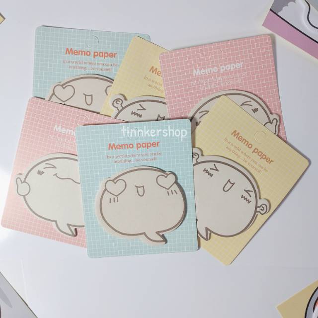 Jual Sticky Notes Emoticon Post It Emoticon Lucu | Shopee Indonesia