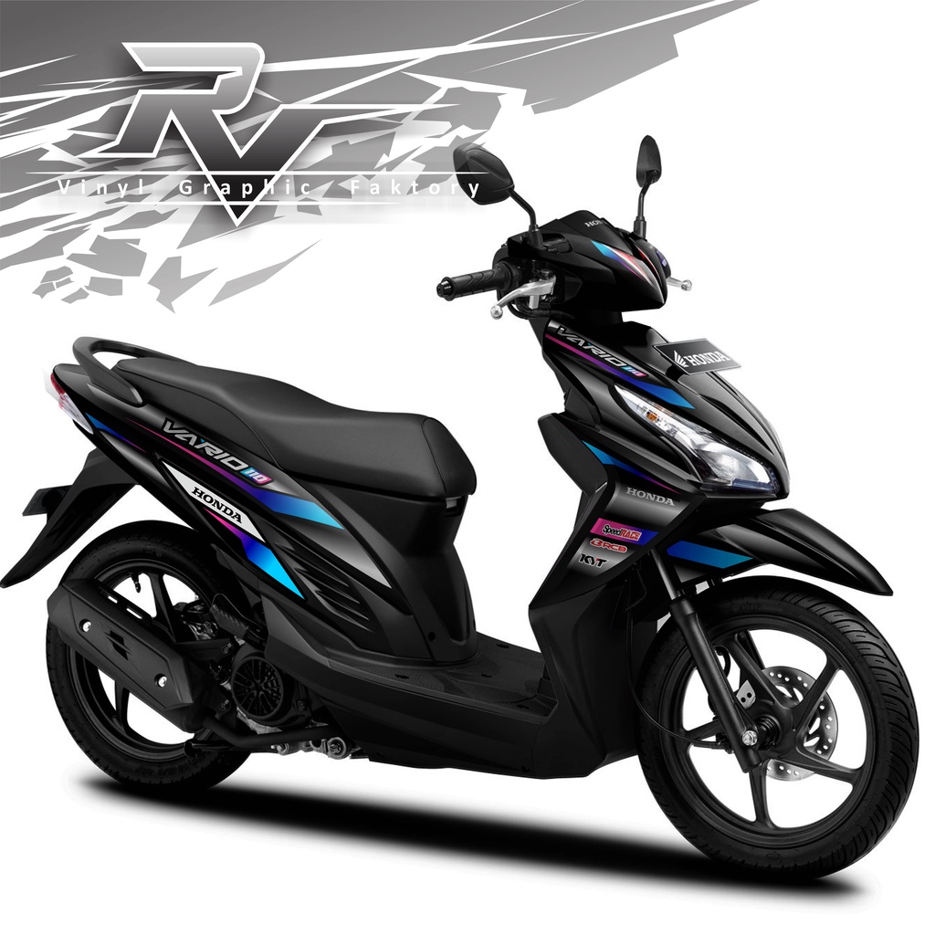 Jual V04 Stiker / sticker striping motor Vario 110 125 150 old Custom ...