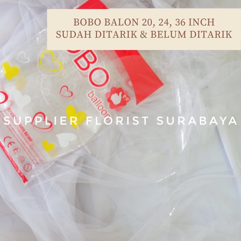 Jual bobo balon / balon pvc / balon bening / balon transparant/ balon ...