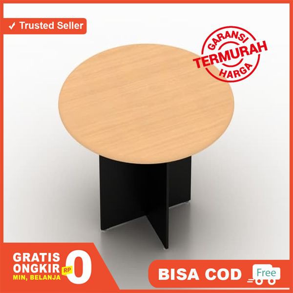 Jual Meja Meeting Bundar Konferensi Utk Kerja Kantor Minimalis Partikel ...