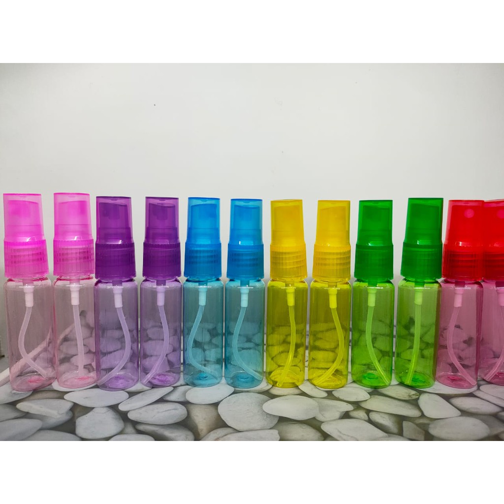 Jual BOTOL PLASTIK SPRAY 20ML - BOTOL PLASTIK REFILL - PERLUSIN ...