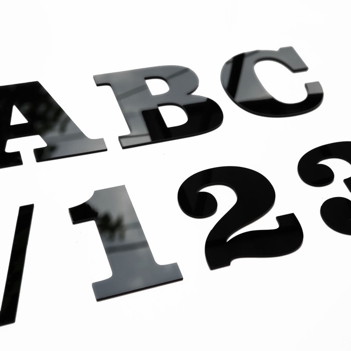 Jual s20211s Signage Nomor Rumah - Letter Sign Huruf Dan Angka 10Cm ...