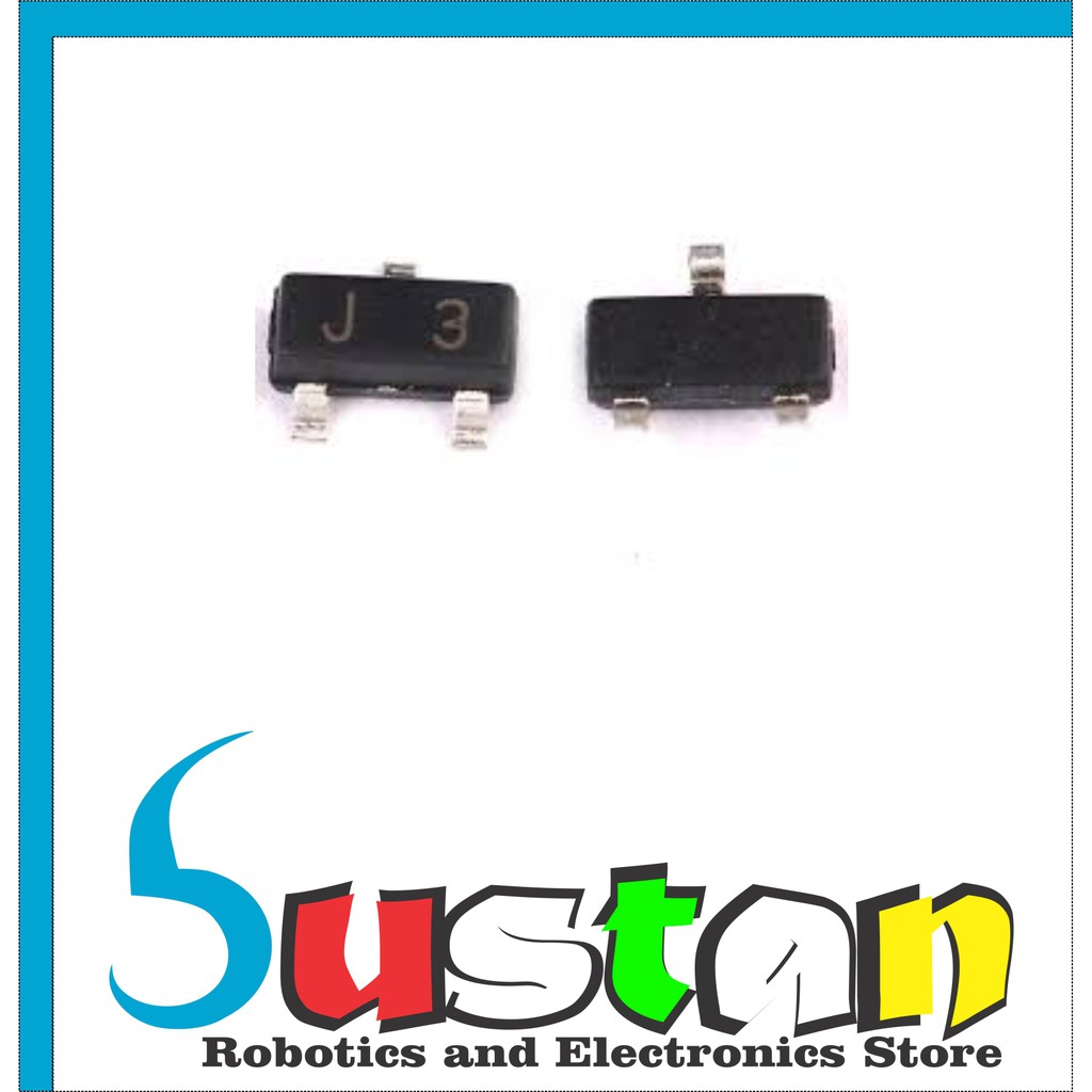 Jual Power Transistor S9013 J3 NPN Transistor SOT-23 SMD 0.5A 25V ...