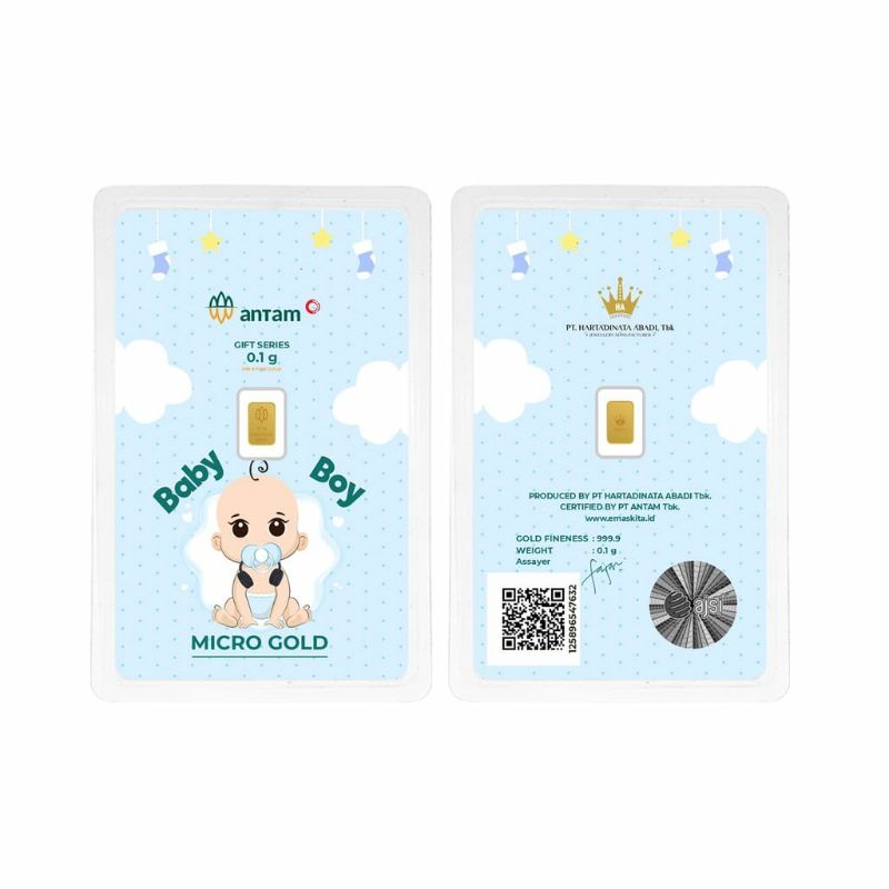 Jual antam 0.1g/antam mini gold 0.1g/antam micro gold 0.1g/antam gift ...