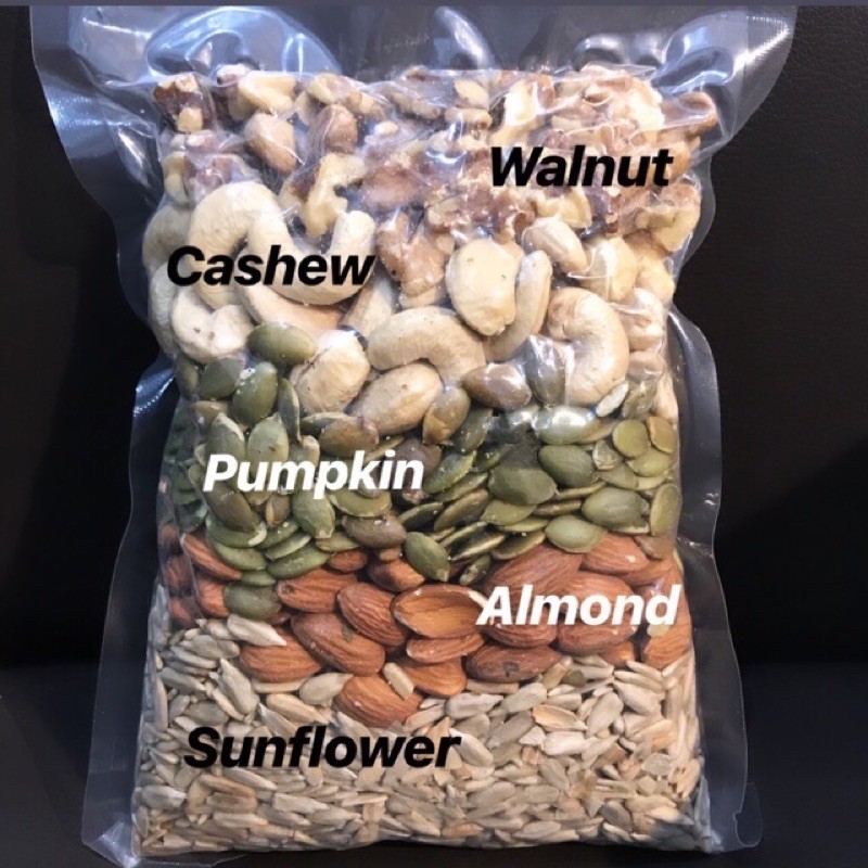 Jual Roasted Mix Nut Seed 5in1 - 100gr / Panggang Kacang dan Biji 5in1 ...