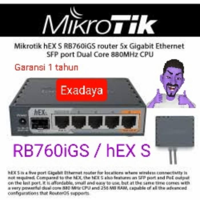 Jual Mikrotik Router Rb760Igs Hex S | Shopee Indonesia