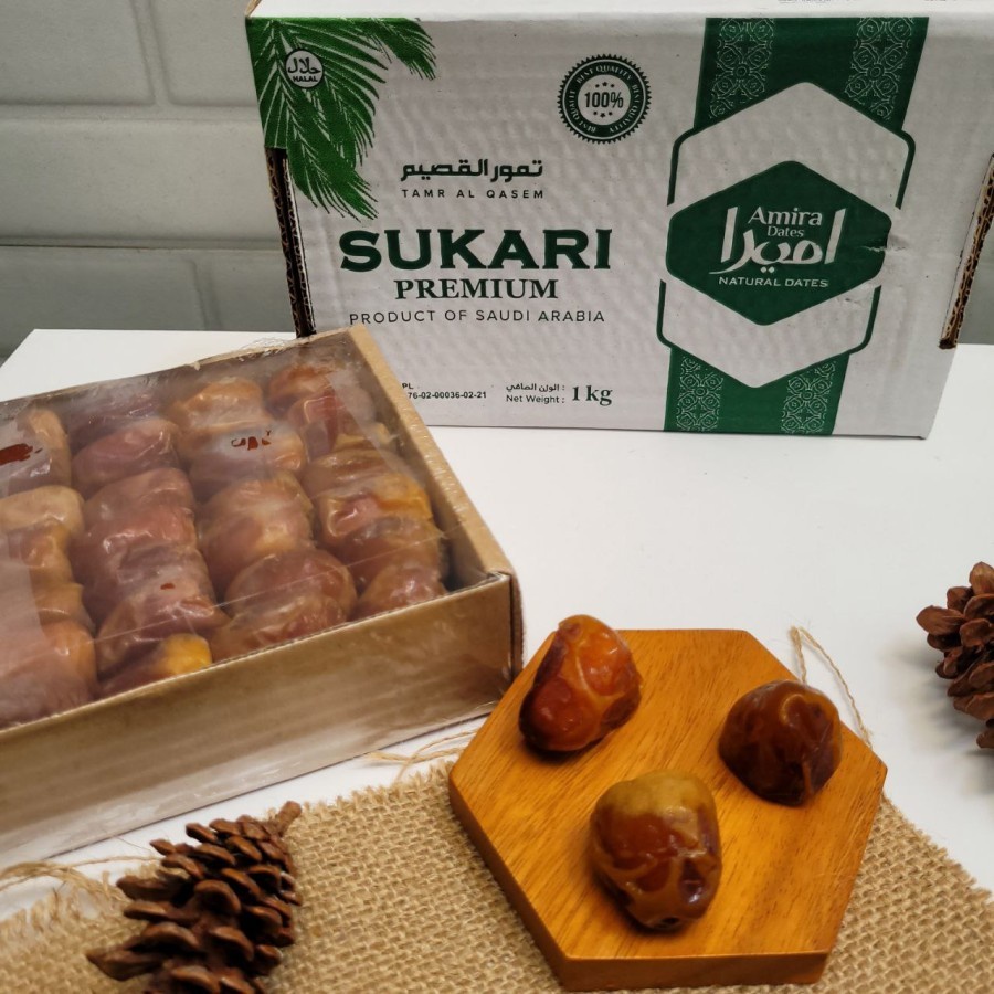 Jual Kurma Sukari Premium Almira 1kg Dates Sukkari 1 kg Fresh BPOM ...