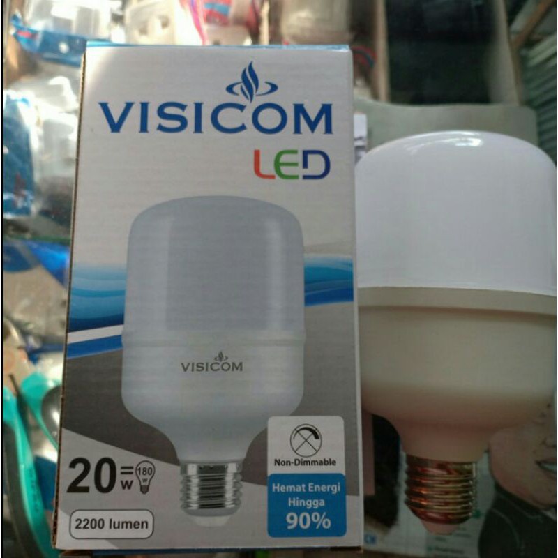 Jual Lampu LED kapsul Visicom 20 watt bagus terang putih bergaransi | Shopee Indonesia