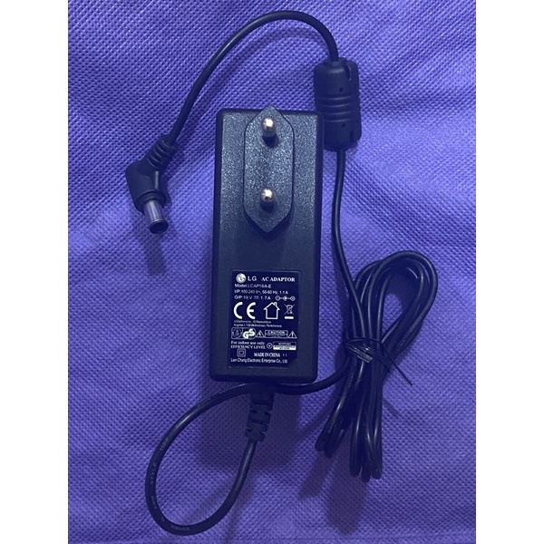 Jual adaptor tv lg monitor led lcd LG 19v 1.7A / adaptor monitor dan tv ...