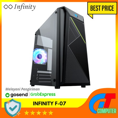 Jual CASING INFINITY INF 07 CASING GAMING INFINITY F07 + PSU 250 WATT | Shopee Indonesia