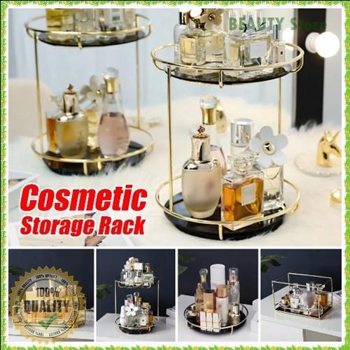 Jual Meja Rias Desktop Parfum Perawatan Kulit Rak Rotasi Penyimpanan ...