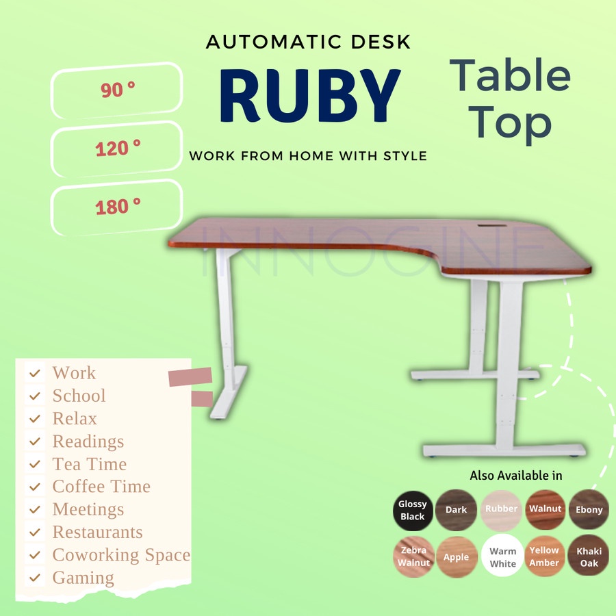 Jual Meja Adjustable Meja Komputer Meja Kerja Minimalis Meja L Smart ...