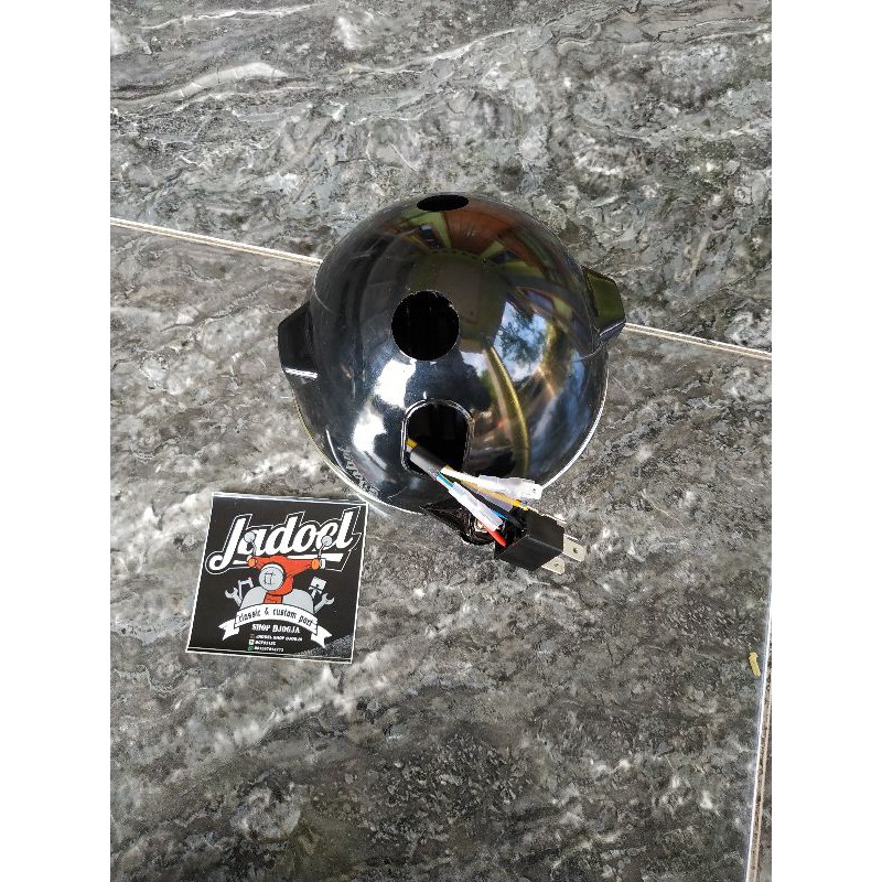 Jual Headlamp Lampu Depan Motor Variasi Daymaker Gorilla Batok Lampu ...