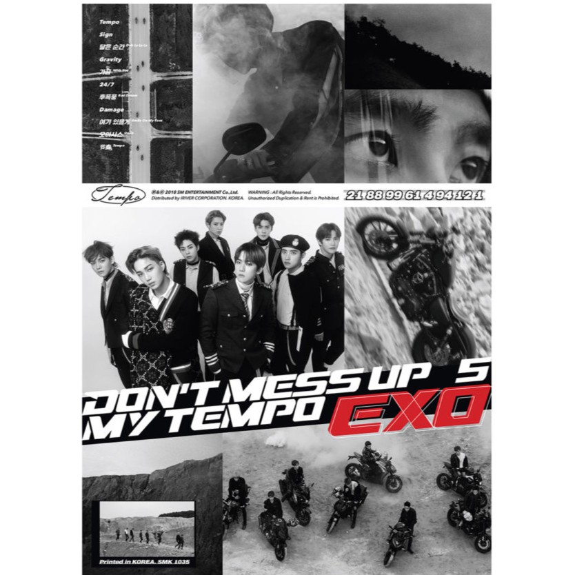 Jual Official Poster Album EXO DMUMT (Allegro + Moderato) | Shopee ...