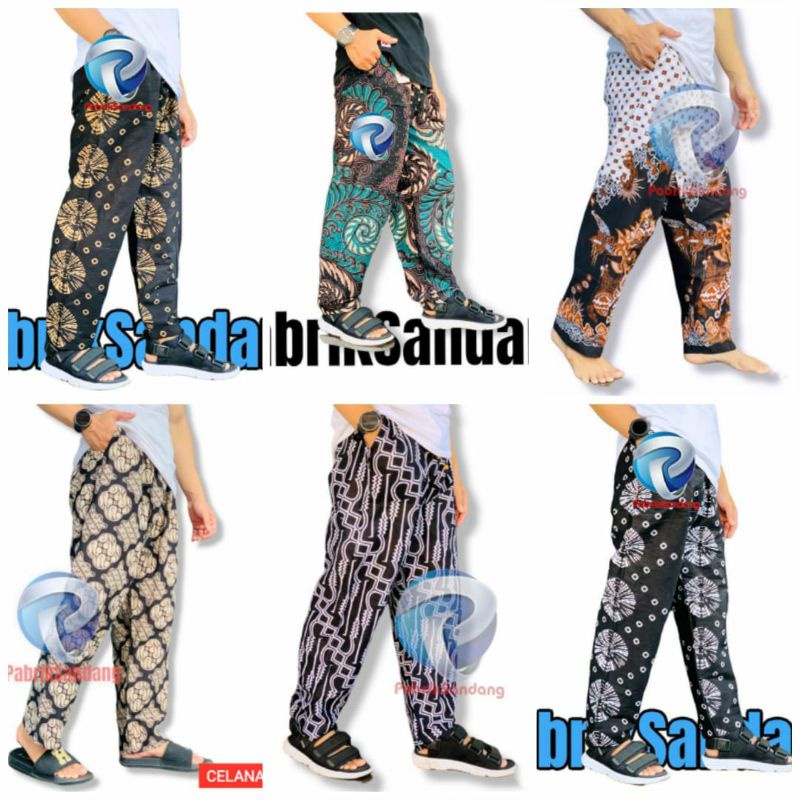 Jual {{{ Ready COD }}} Celana Boim Motif Batik Pria Wanita Dewasa ...