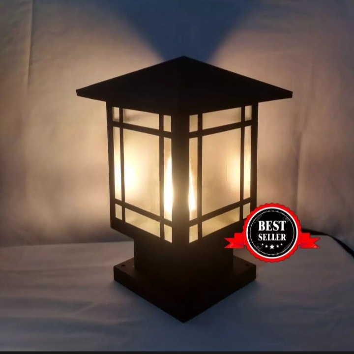 Jual Lampu Pilar Pagar Lampu Hias Taman PL08 -Teras Depan Rumah ...