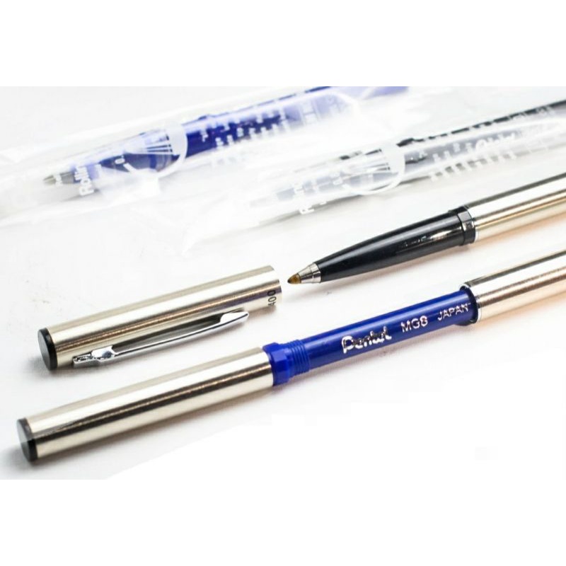Jual Rolling Pen Pentel Tr400+Refill Mg8 Set /Bulpen Bl77/ Bulpen tanda ...