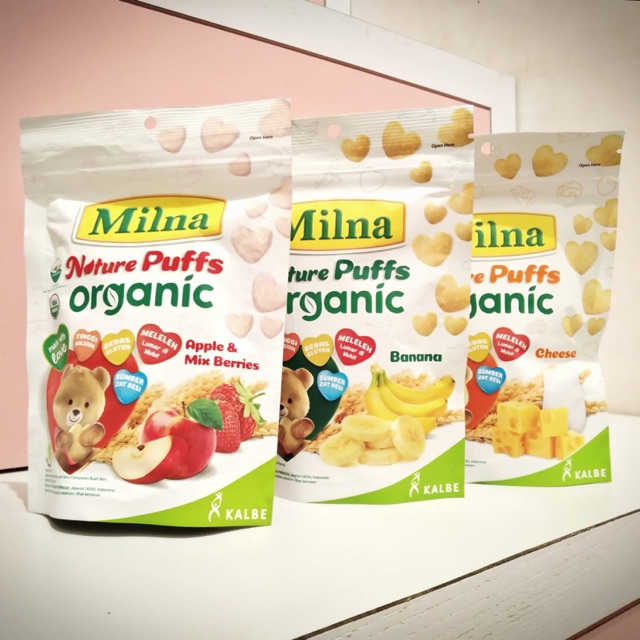 Jual Milna puff organics - snack mpasi | Shopee Indonesia