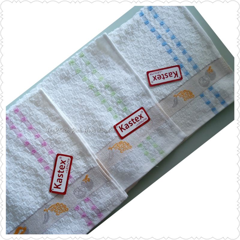Jual Serbet/Lap Handuk / Serbet Meja Kastex Lenuta 2in1. Putih | Shopee ...