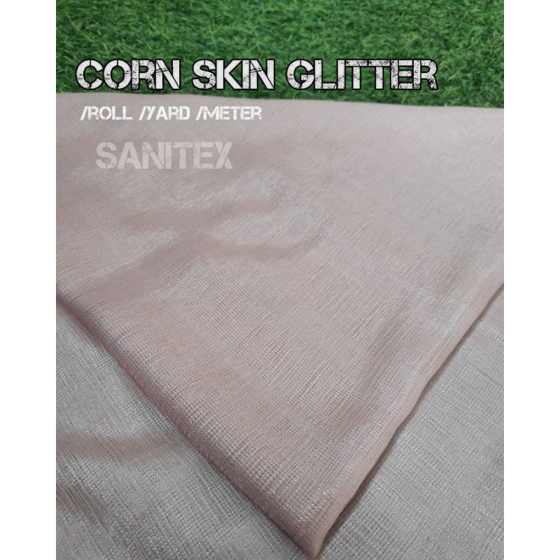 Jual kain corn skin Glitter Murah (0.5 Meter) | Shopee Indonesia