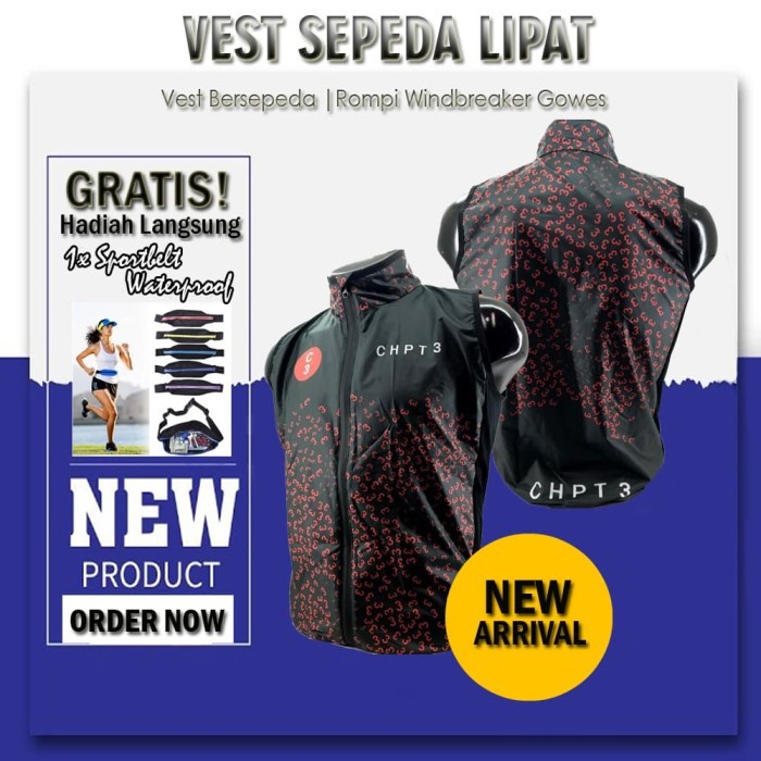 Jual Jual Rompi Brompton CHPT3 Vest Sepeda Lipat Chpt3 Bersepeda ...