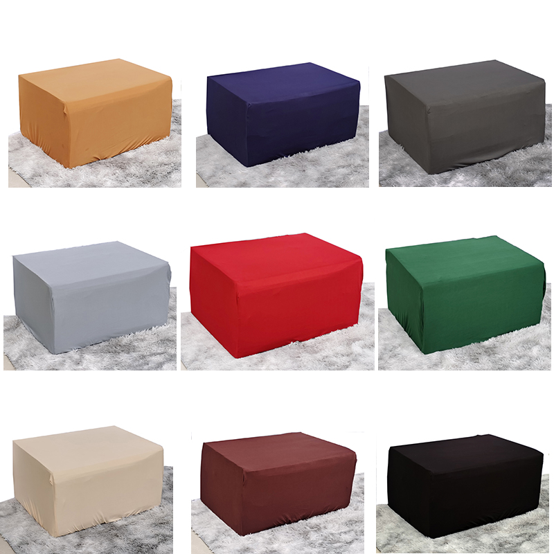 Jual Foot Stool Cover Ottoman Cover Footstool Protector Stretch ...