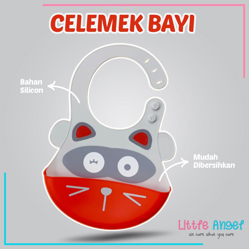 Jual Celemek Makan Bayi BABY BIB SLABER Karet Anak Baby Burb Apron ...