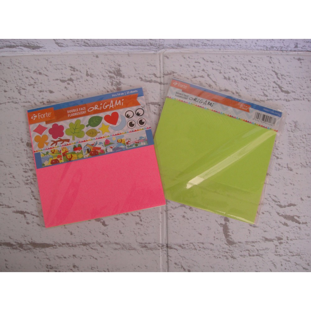 Jual Kertas Lipat / Origami Forte 14x14 / Paper Craft | Shopee Indonesia