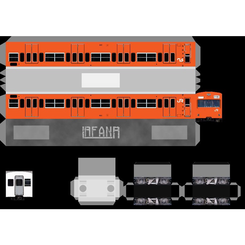 Jual lembaran pola papercraft KRL skala 50 | Shopee Indonesia