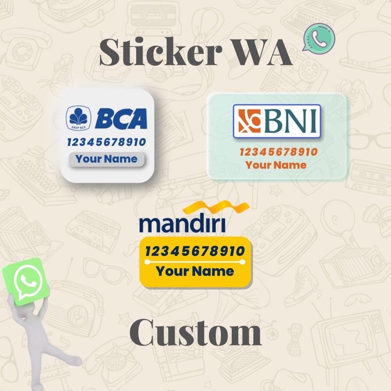 Jual STICKER WA/WHATSAPP STICKER WA CUSTOM | Shopee Indonesia