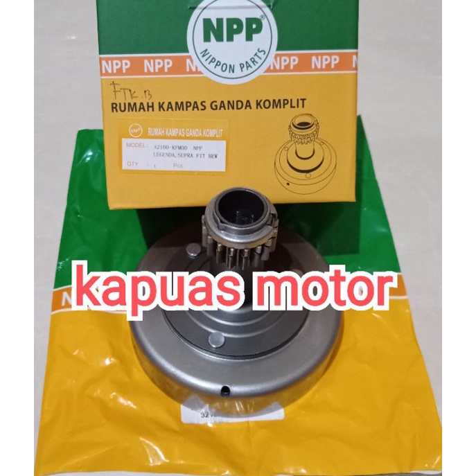 Jual lonceng Rumah Kampas kopling Ganda otomatis gigi nanas supra fit new revo 100 legenda ...