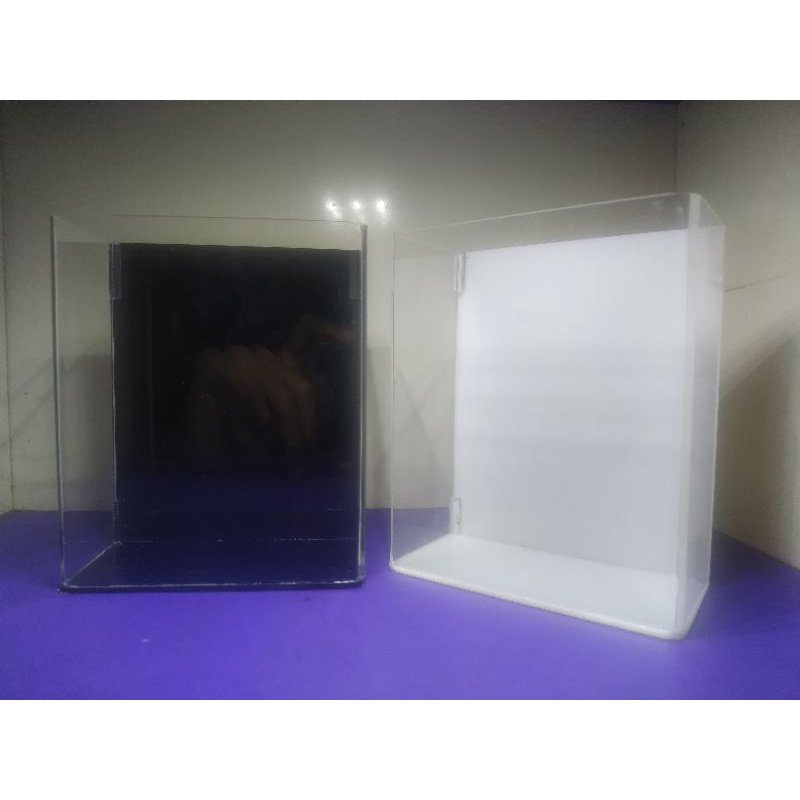 Jual SOLITER AKRILIK/SELFIE BACKGROUND/POLOS(10x5x12) cm | Shopee Indonesia