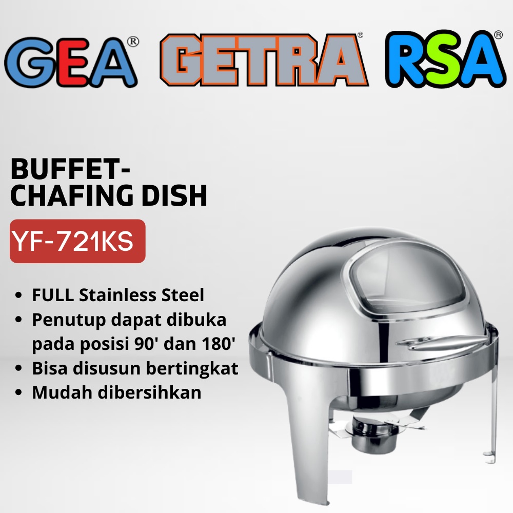 Jual GETRA CHAFING DISH YF-721KS / YF 721KS TEMAT PENYAJIAN MAKANAN ...