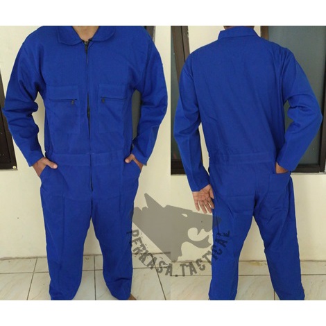 Jual Wearpack Coverall Safety Biru / katelpak / Seragam Kerja Proyek ...