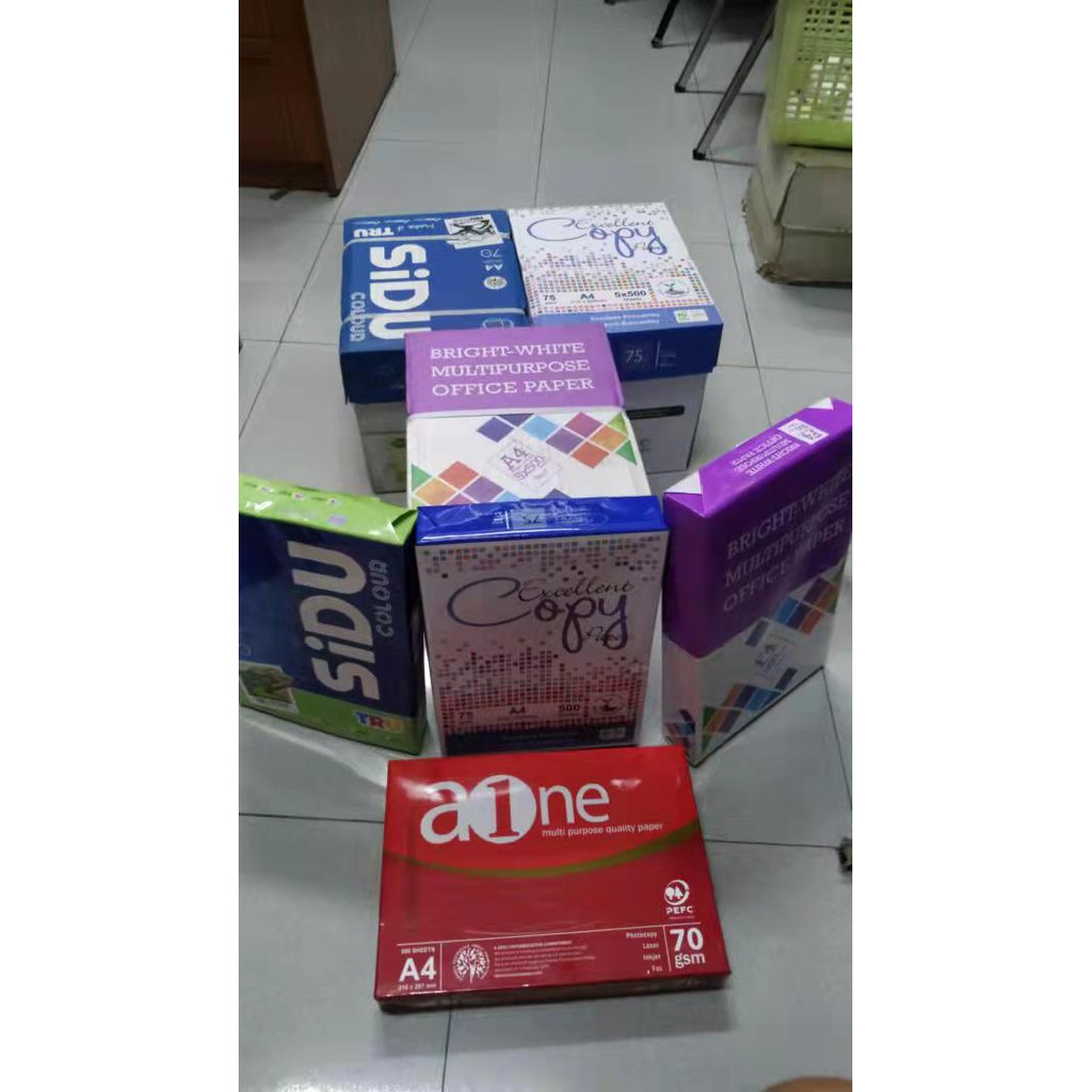 Jual Kertas HVS Excellent, 1rim 500sheet, 75gsm, putih, A4 dan F4 ...