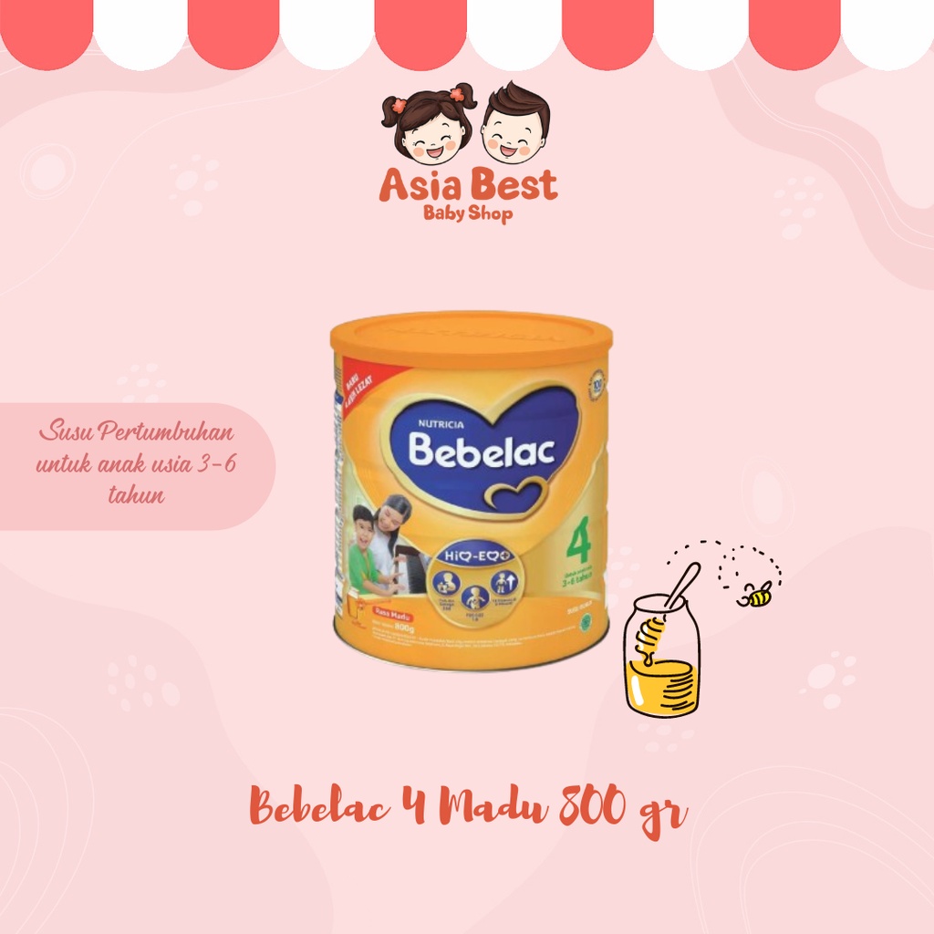 Jual BEBELAC 4 MADU 800 gr / Susu Pertumbuhan untuk anak usia 3-6 tahun ...