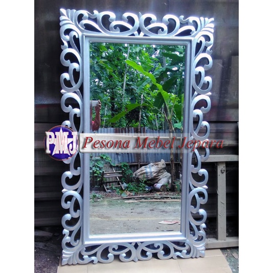 Jual Frame atau Bingkai atau Pigura Cermin Ukir Motif Lung Akar Hati ...