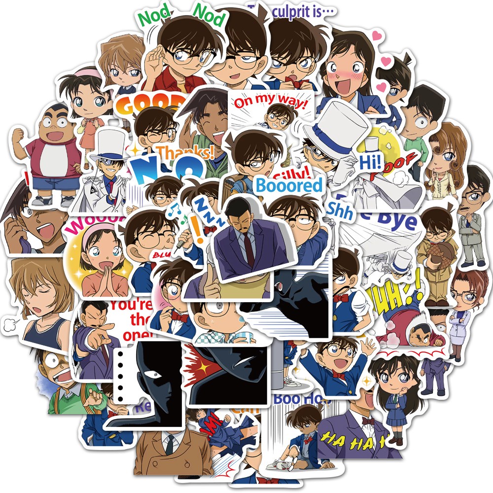 Jual Conan Sticker Pack (50pcs) | Shopee Indonesia