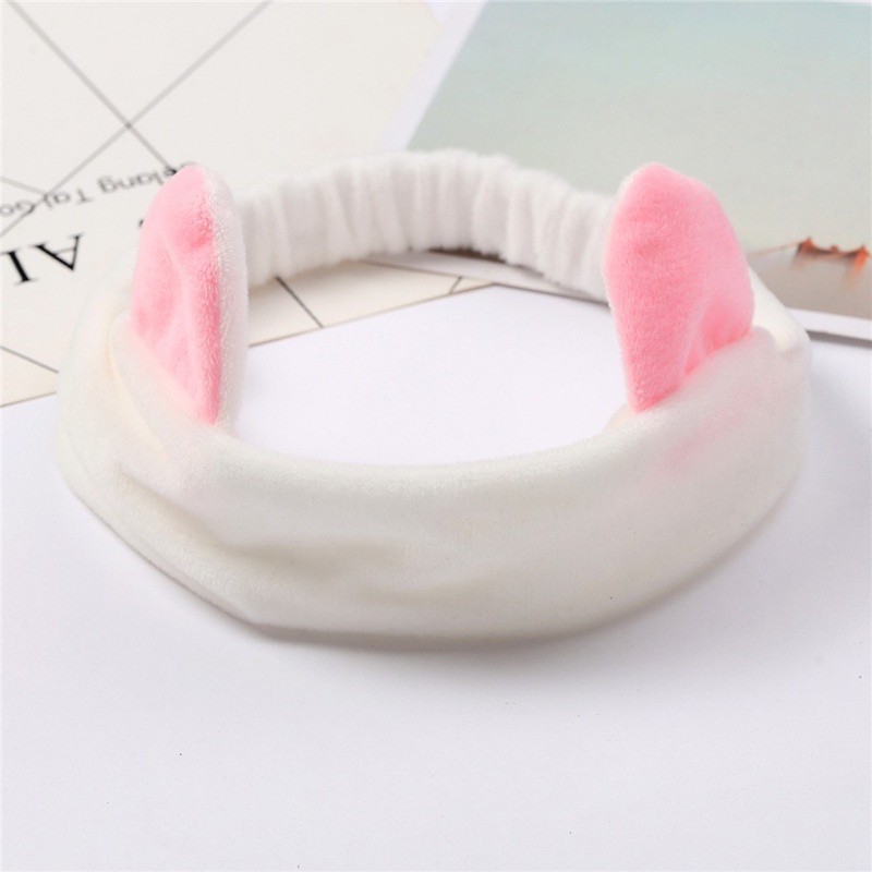 Jual Headband Kuping Kucing Korea Bandana Bando Motif Hairband Lucu ...