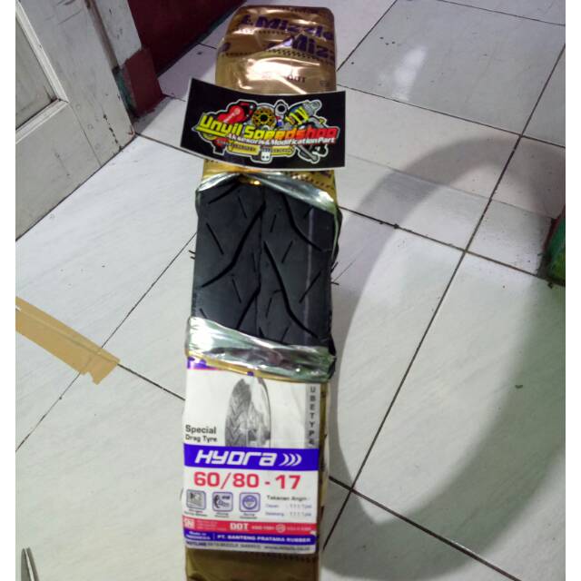 Jual Ban mizzle luar tipe HYDRA ukuran 60/80-17 | Shopee Indonesia
