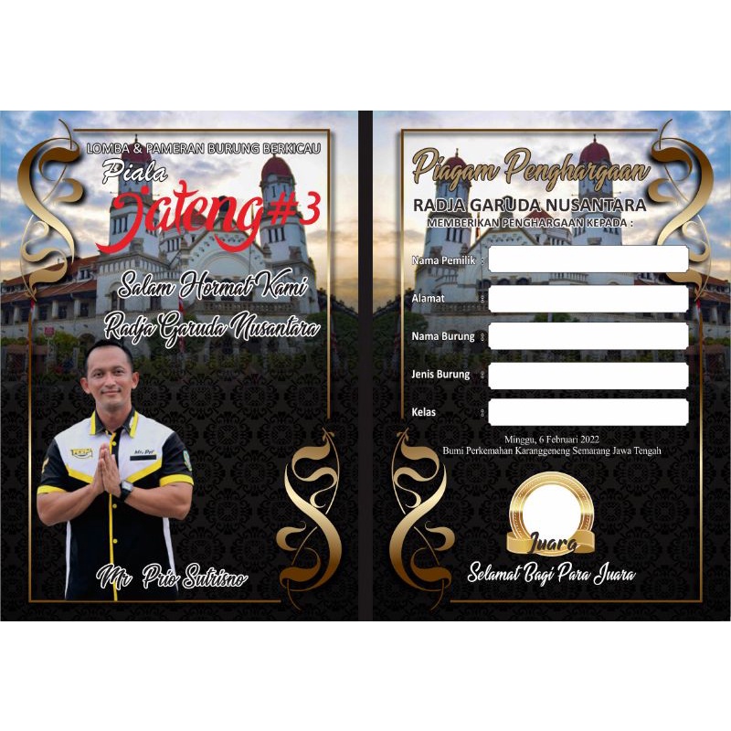 Jual SERTIFIKAT / PIAGAM LOMBA / PIAGAM HARDCOVER | Shopee Indonesia