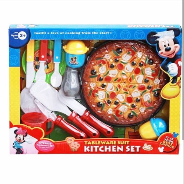 Jual Mickey Mouse Pizza Set | Shopee Indonesia