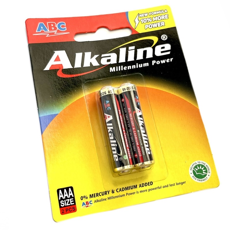 Jual Baterai ABC Alkaline AAA Battery LR03 1.5V | Shopee Indonesia