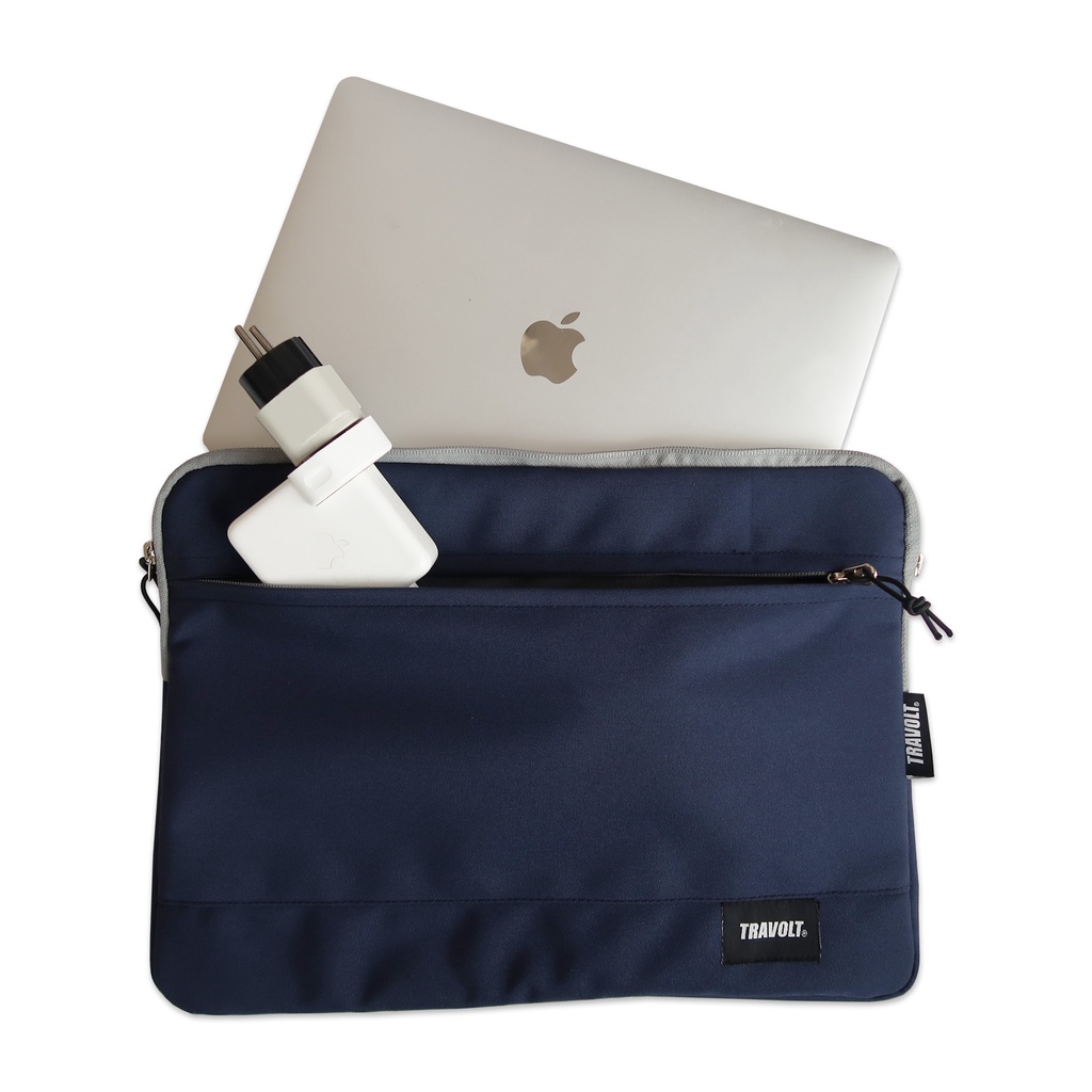 Jual Laptop Case - Travolt - Tempat Laptop - Tas Laptop - Navy - Black ...