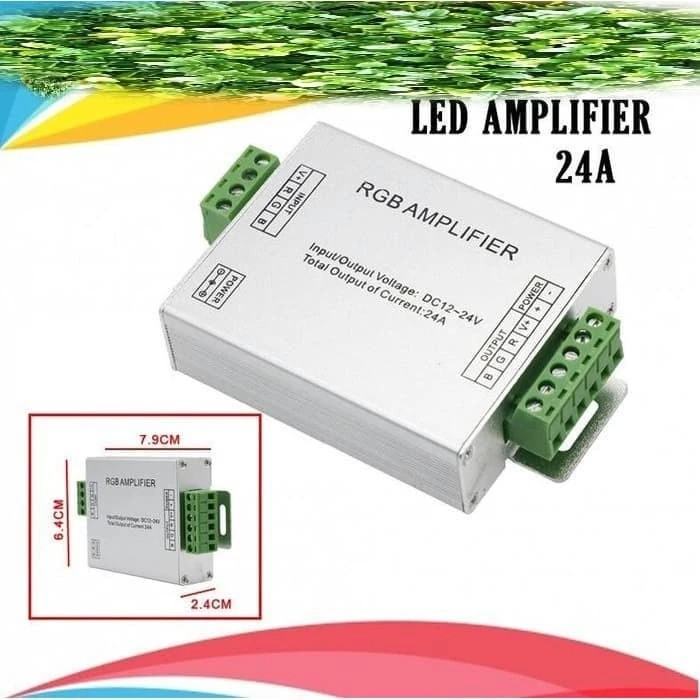 Jual Amplifier RGB 24A 12-24V Penguat Signal | Shopee Indonesia