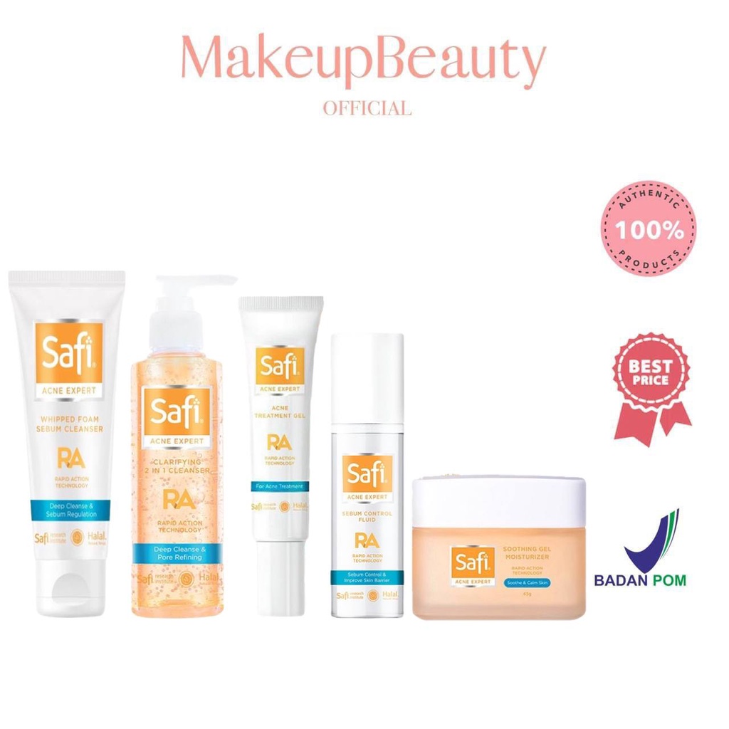 Jual SAFI Acne Expert Series (Cleanser / 2 in 1 Cleanser & Toner ...