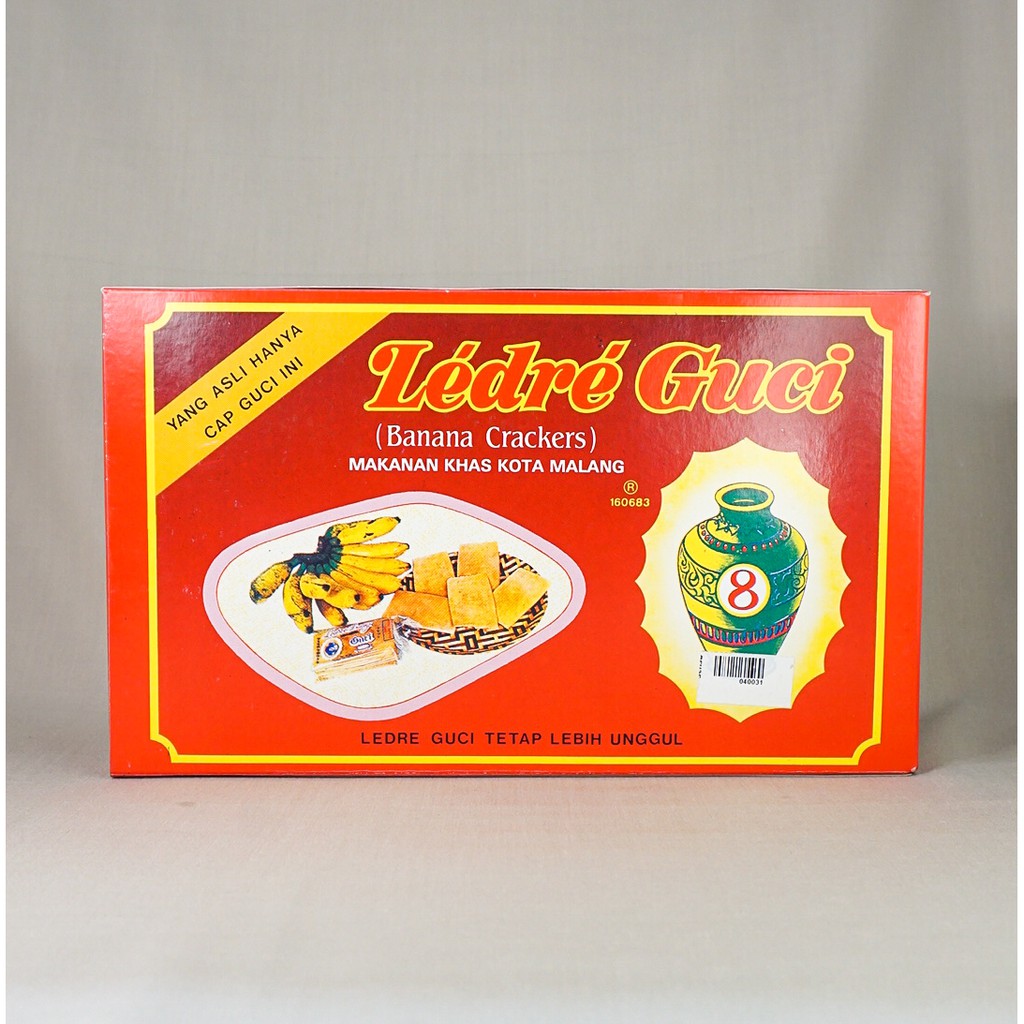 Jual Ledre Pisang cap Guci khas Malang (220 gram / 20 Lembar) | Shopee ...